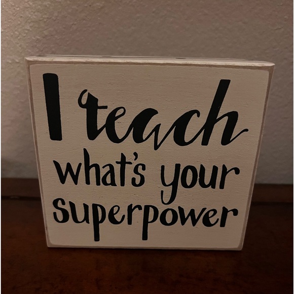 Designs By Kathy | Wall Decor | Wooden Display I Teach Whats Your ...